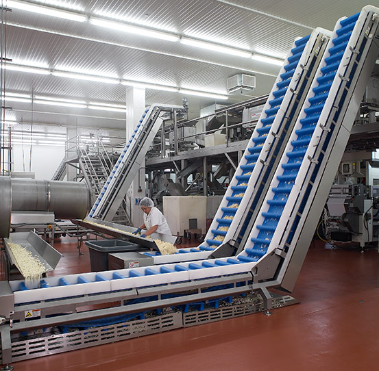 Incline Transfer Conveyors | Heat and Control