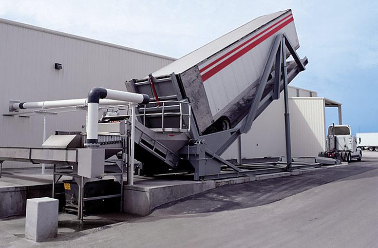 Dump System for Trucks | Unloading Bulk Potatoes System